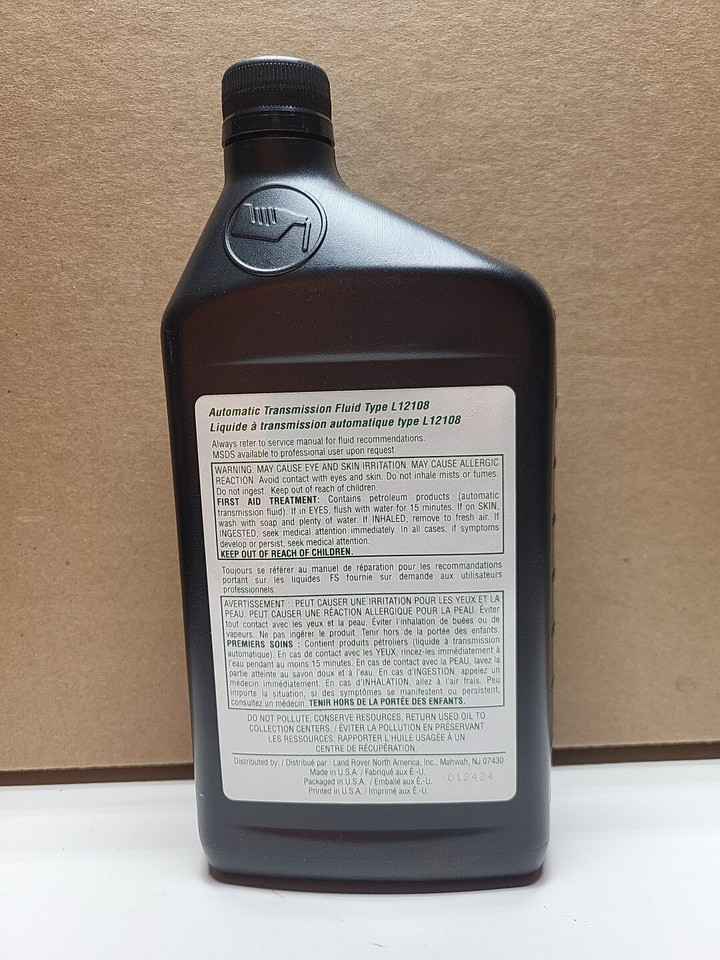 Genuine Land Rover Automatic Transmission Fluid L12108 LR023288 | eBay