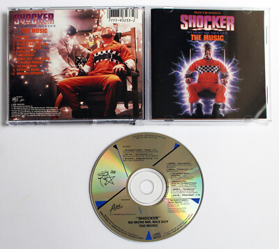 SHOCKER The Music CD 1989 ALICE COOPER Iggy Pop MEGADETH Bonfire PAUL ...