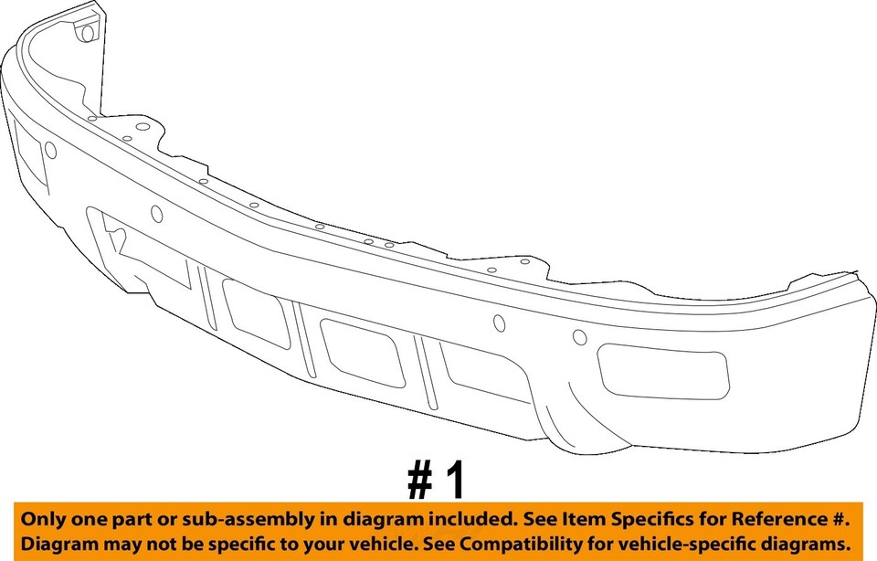 GM OEM 14-15 Silverado 1500 Front Bumper Bumper Components-Front Bumper ...