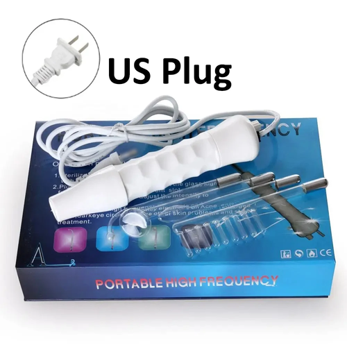 High Frequency Skin Therapy Wand Machine Portable Handheld for Acne ...