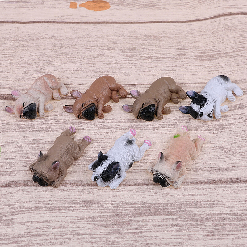 French bulldog sleepy corgis dog toys action figures pvc model toy~doll ...