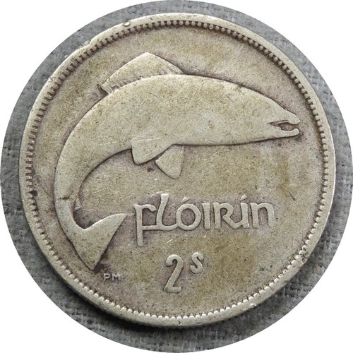 elf Ireland Florin 1928 Salmon Fish Silver 28C | eBay