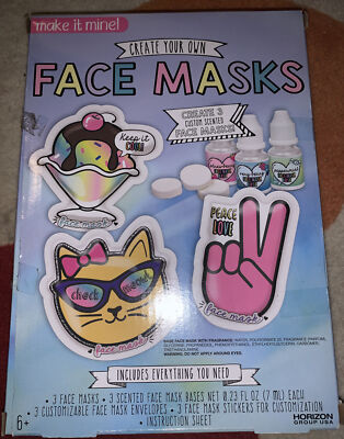 Create Your Own Face Mask Kit - Make It Mine! **BRAND NEW** | eBay