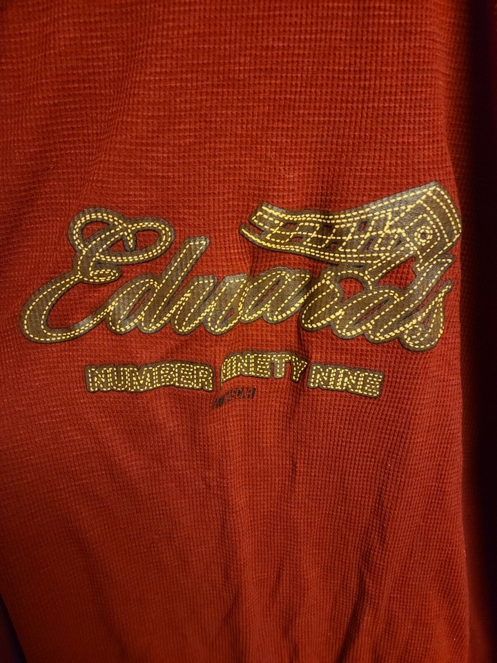 NWT CHASE Carl Edwards Number Ninety Nine #99 Red Men's Sweater Size ...