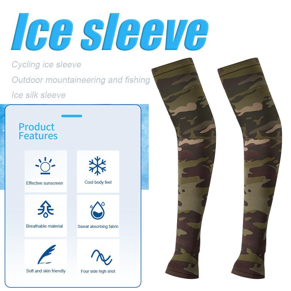 2pcs UV Protection Running Arm Sleeves Sport Cycling Arm Guards (MC ...