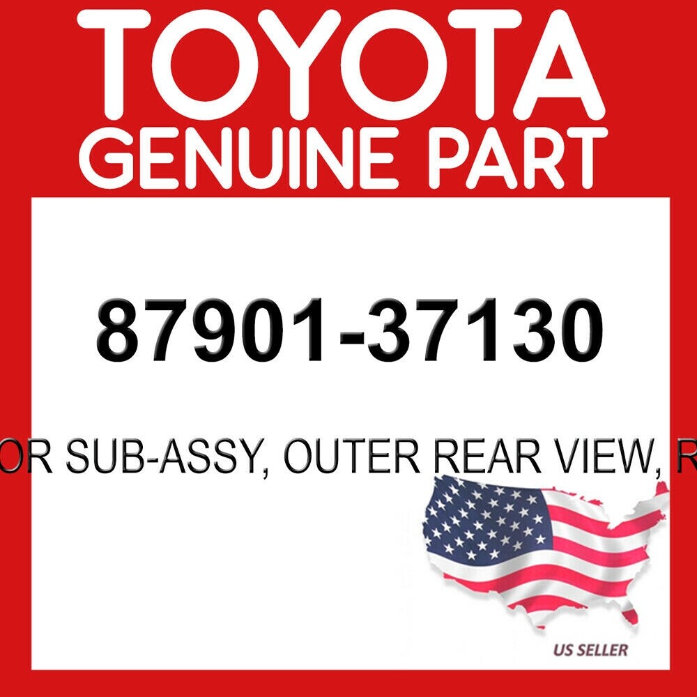Toyota Genuine 87901-37130 Mirror Sub-Assy Outer Rear View RH/LH OEM | eBay