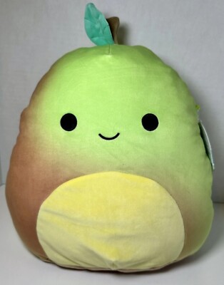 2023 Squishmallow 14” Olexa The Pear HTF Plush Stuffed Apple Pillow ...