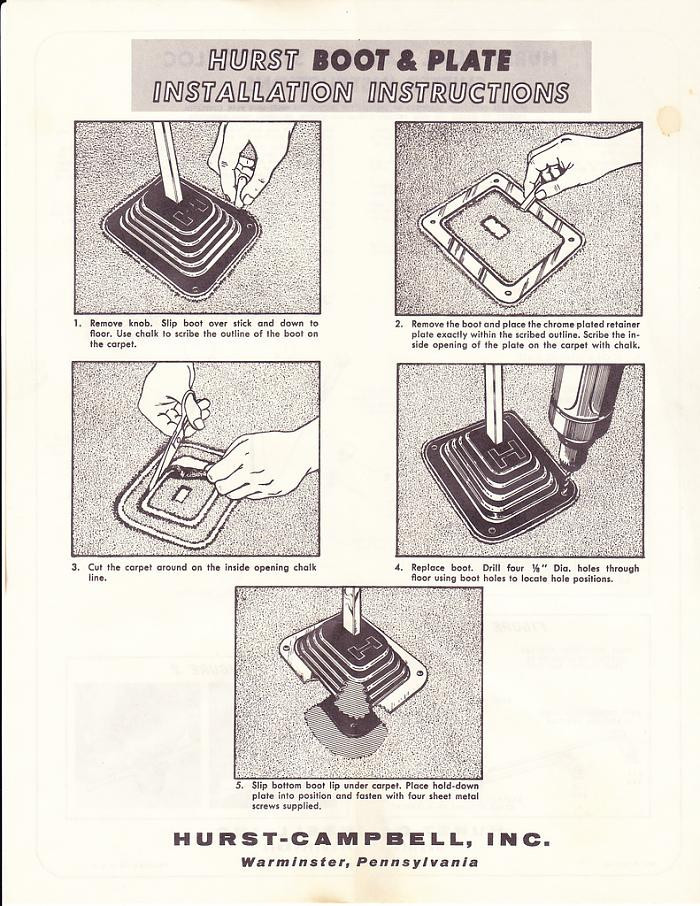 Indy rubber floor boot w/ trim plate for Hurst chrome shifter sticks | eBay