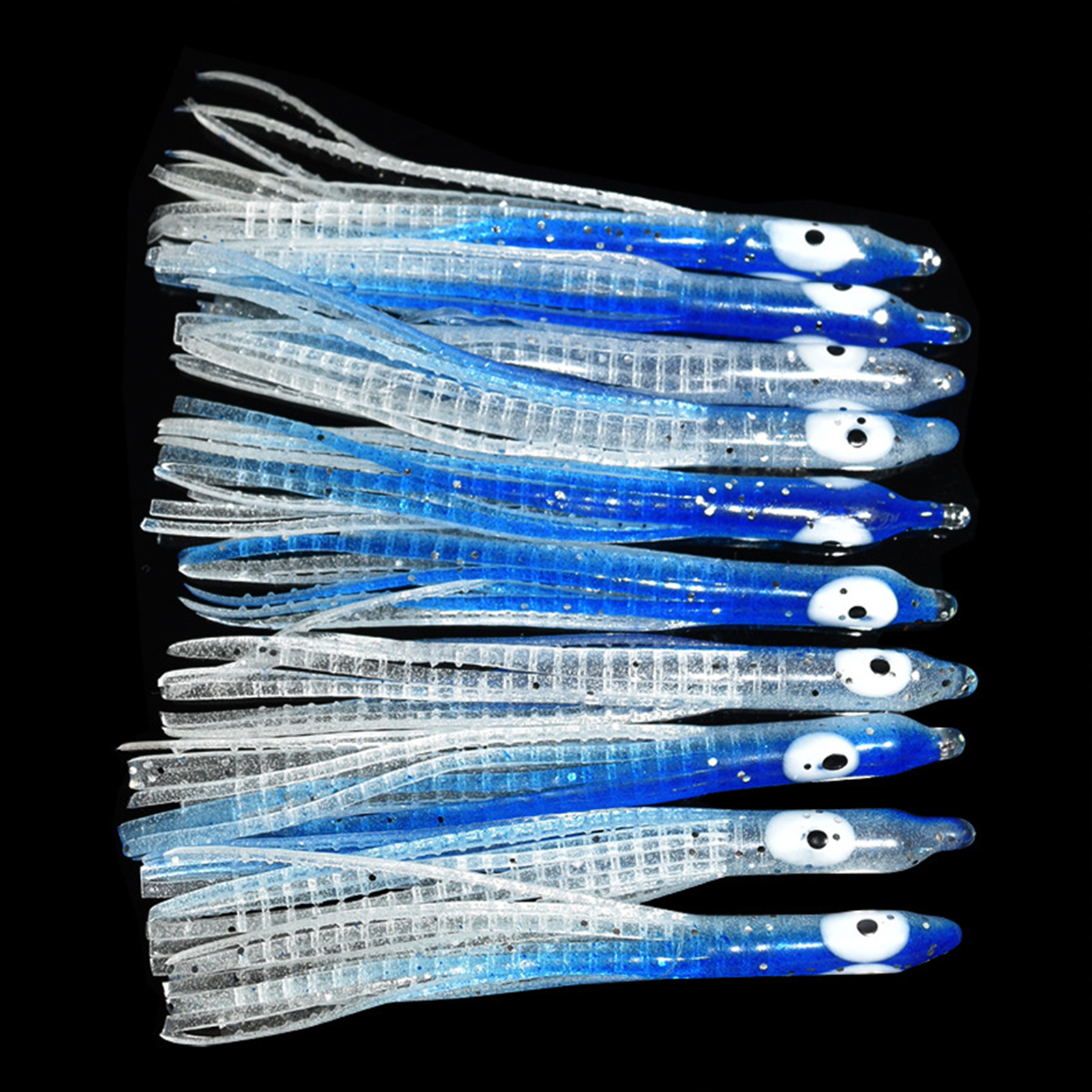 10pcs 7cm Fishing Lure Tempting Angling Sea Fishing Soft Squid Bait ...