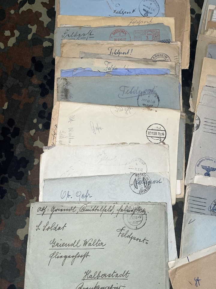 WW2 German Original Wehrmacht 800+ Feldpost Field Mail Letters ...