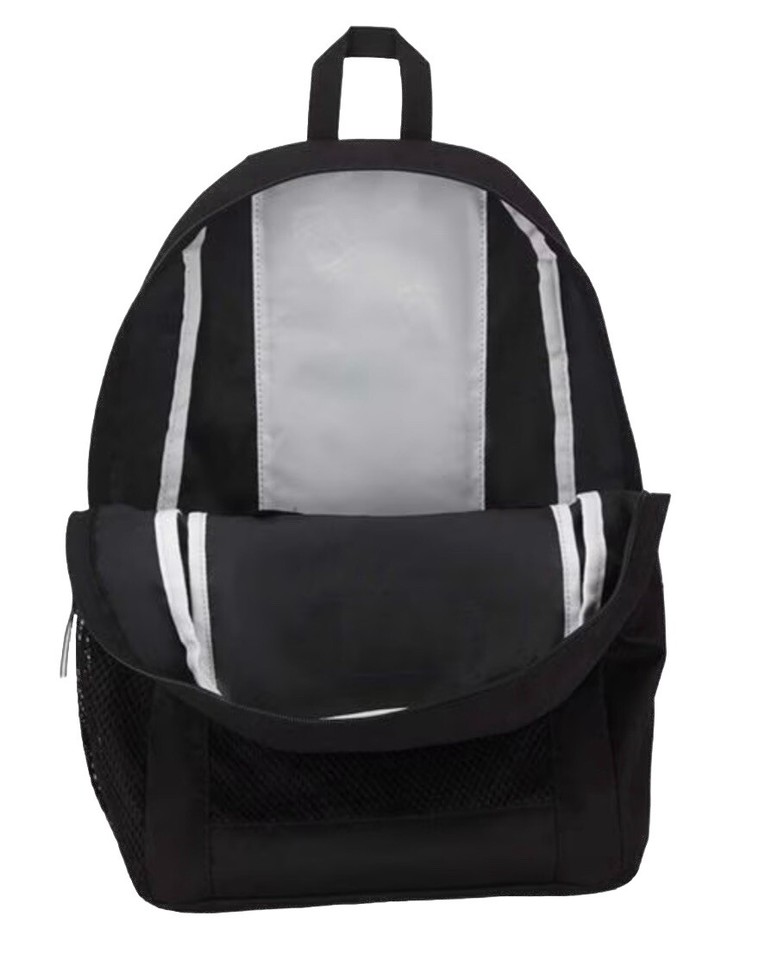 JanSport Zone Backpack Rucksack Black - School work gym bag canvas zip ...