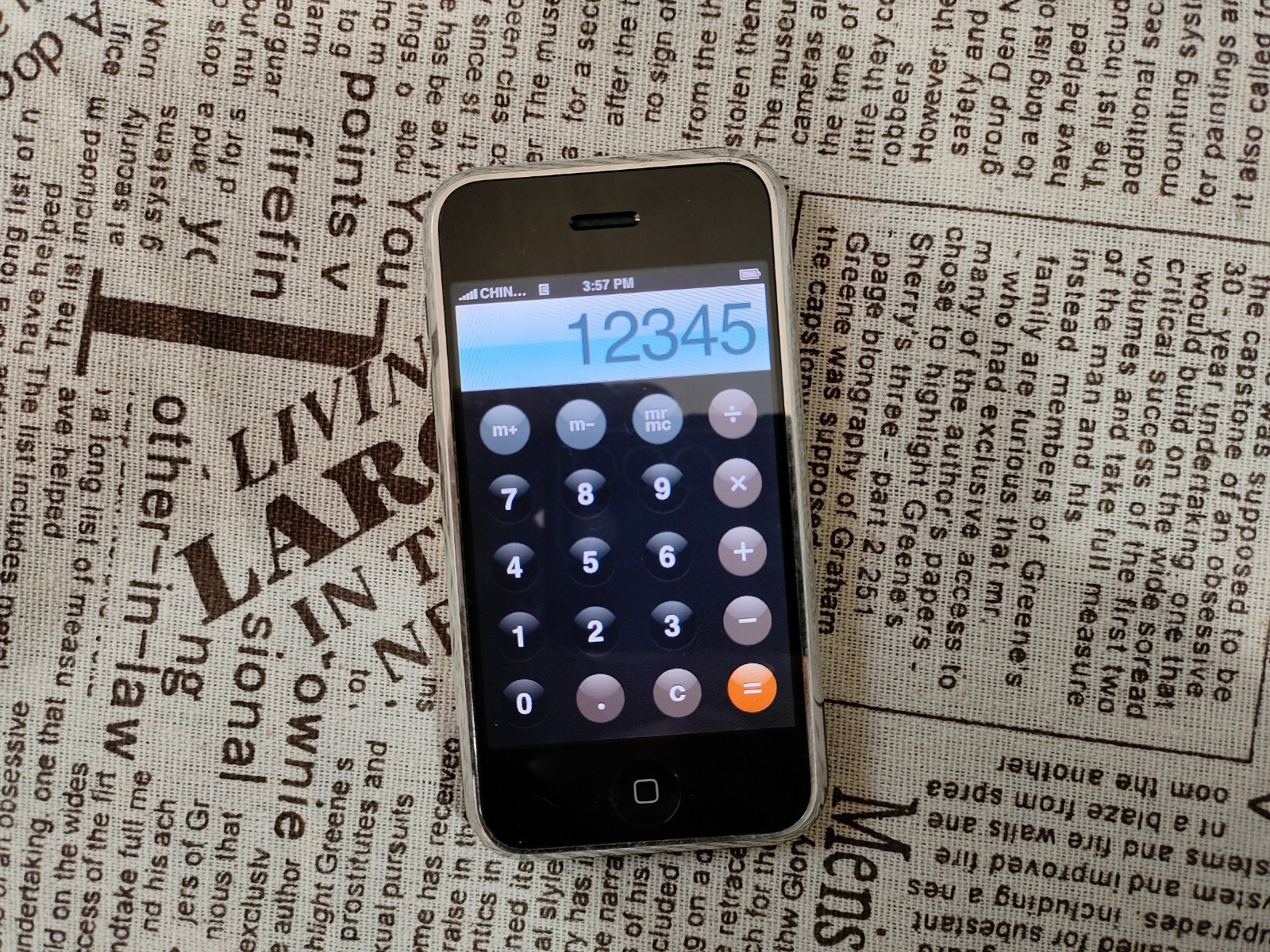 Apple iphone 1st gen(iphone 2G)8GB A1203 ios 1.0 IMEI4279 Perfect ...