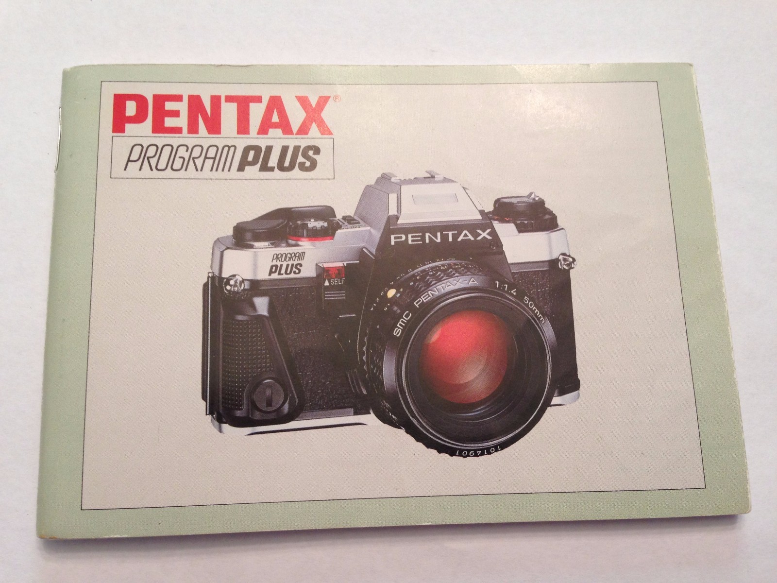 PENTAX PROGRAM PLUS INSTRUCTION MANUAL 1984 Booklet Guide | eBay