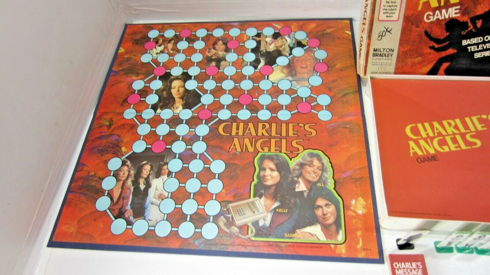 Vintage 1977 Charlie's Angels Board Game by Milton Bradley #4721 ...