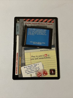 The X-Files CCG Bluff Intruder Counter-Measures Program | eBay