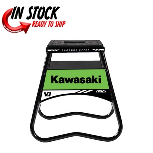 FACTORY EFFEX KAWASAKI DIRTBIKE DIRT BIKE OFFOAD V.1 STAND BLACK KX KXF ...
