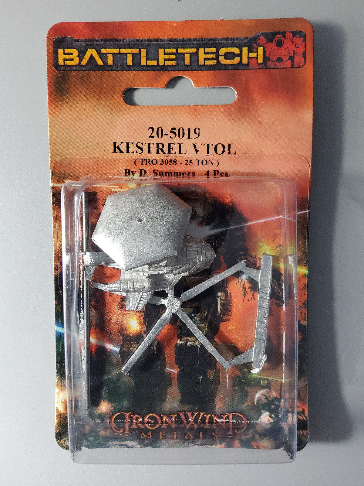 Battletech Miniatures - Kestrel VTOL - 20-5019 - Iron Wind Metals | eBay