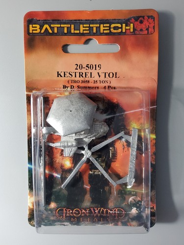 Battletech Miniatures - Kestrel VTOL - 20-5019 - Iron Wind Metals | eBay