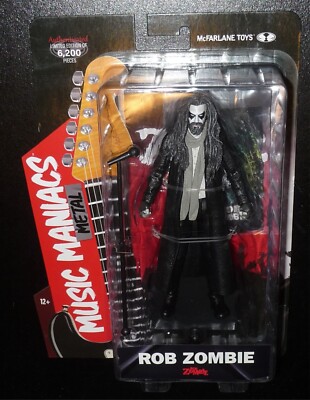 ROB ZOMBIE 6" McFarlane Music Maniacs Wave 2 Rock Action Figure Toy | eBay