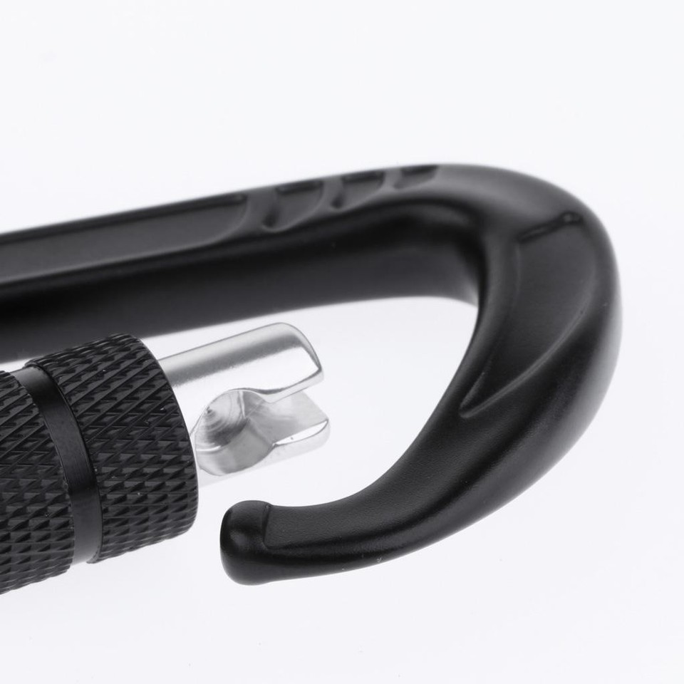 Outdoor D Climbing Carabiner Yoga Rope Buckle Clip | eBay Australia