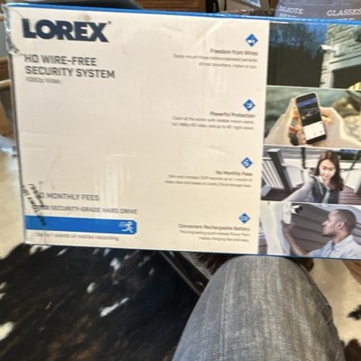 Lorex HD Wire-Free Security System 4 Cameras 1080p Night Vision Hard ...