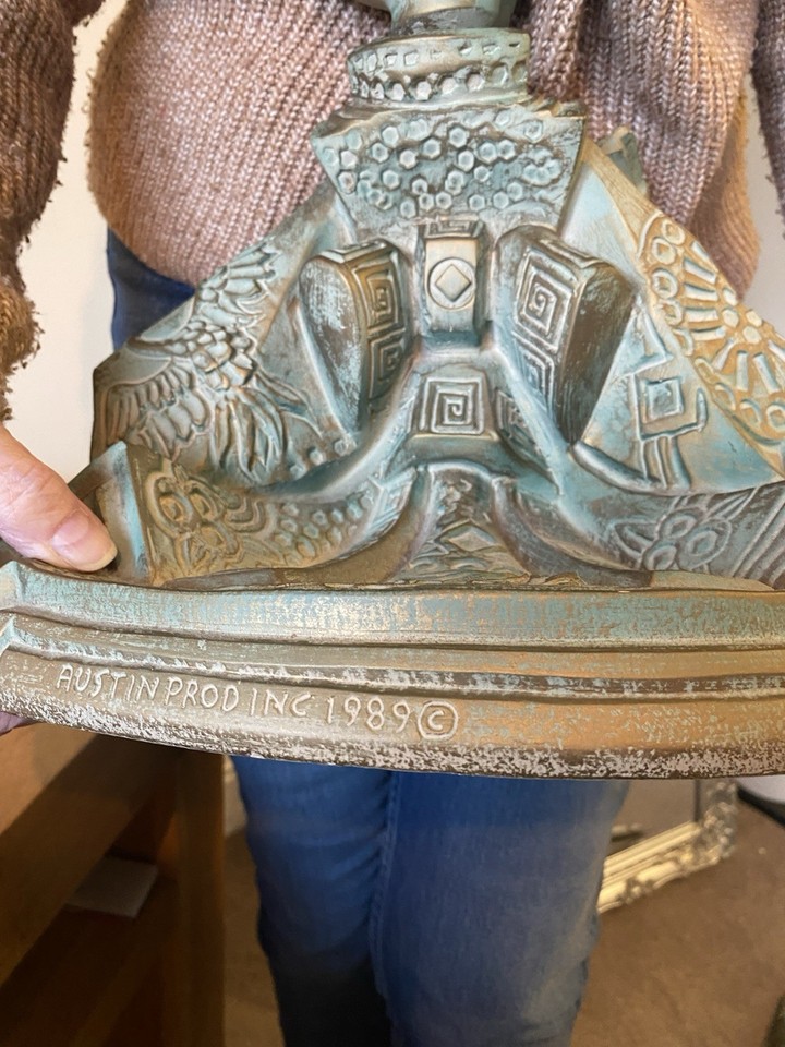 Austin Prod Inc Geisha Girl Asian Ningyo Heavy Ceramic Sculpture 1989 ...