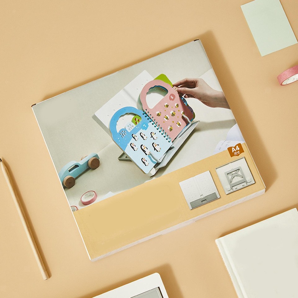 Book Stand Sturdy Desk Reading Holder for Textbooks Cooking with Page ...