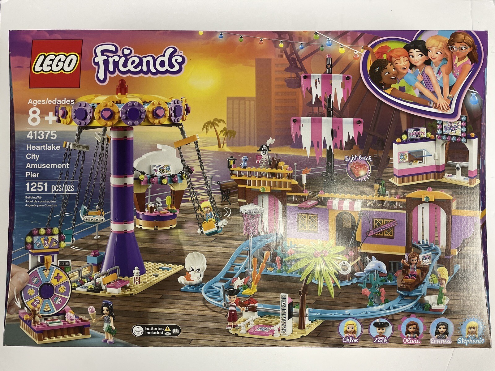 LEGO Heartlake City Amusement Pier - Friends 41375 - New Sealed ...