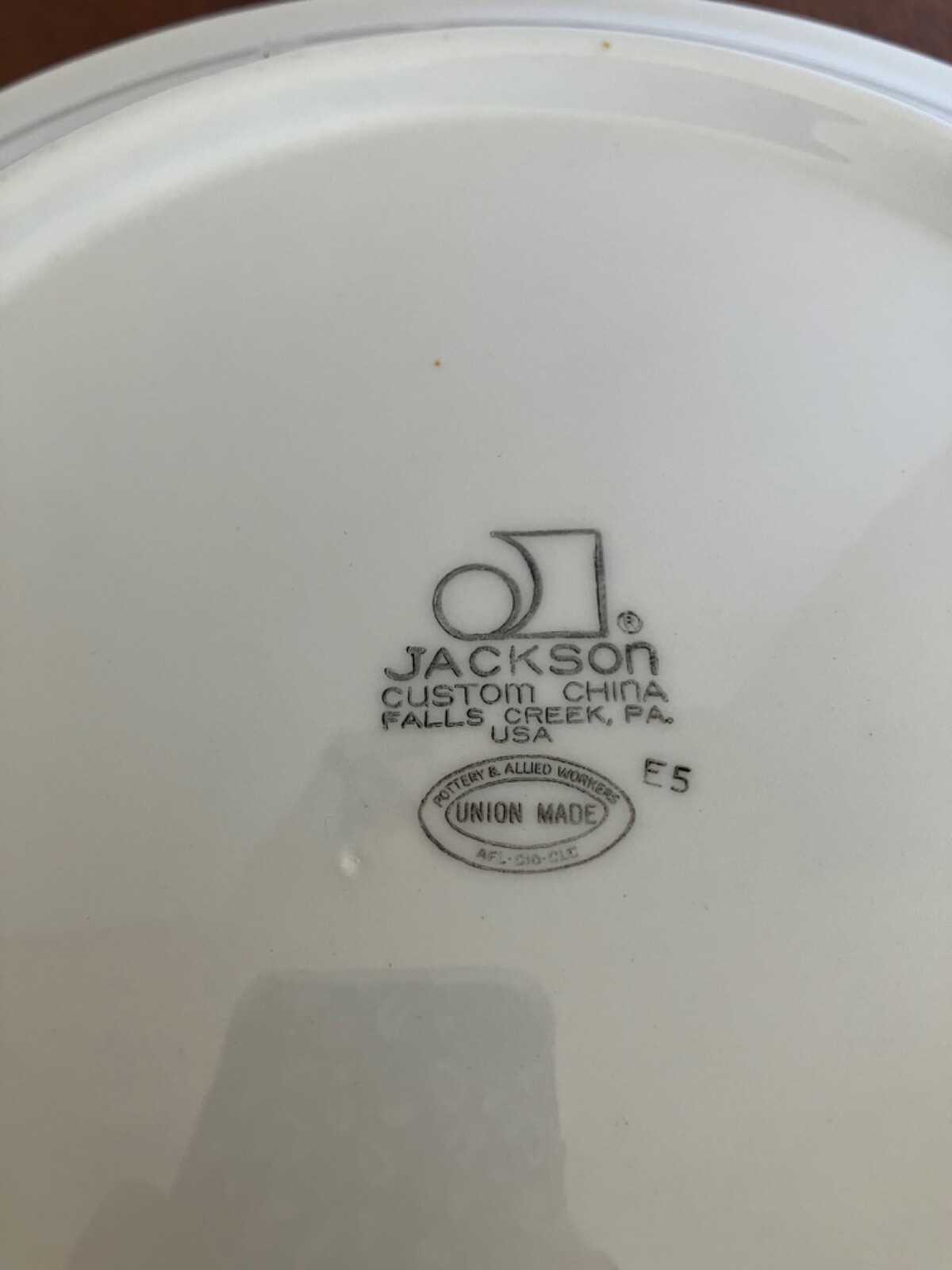 JACKSON CUSTOM CHINA FALLS CREEK PA 4 PC PLACE SETTING | eBay