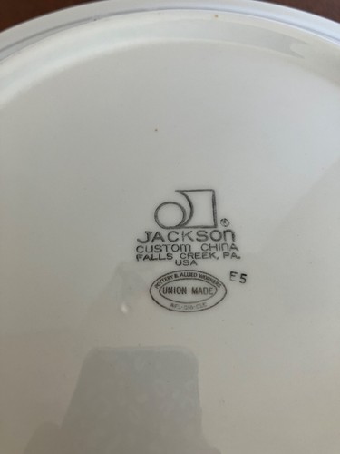 JACKSON CUSTOM CHINA FALLS CREEK PA 4 PC PLACE SETTING | eBay