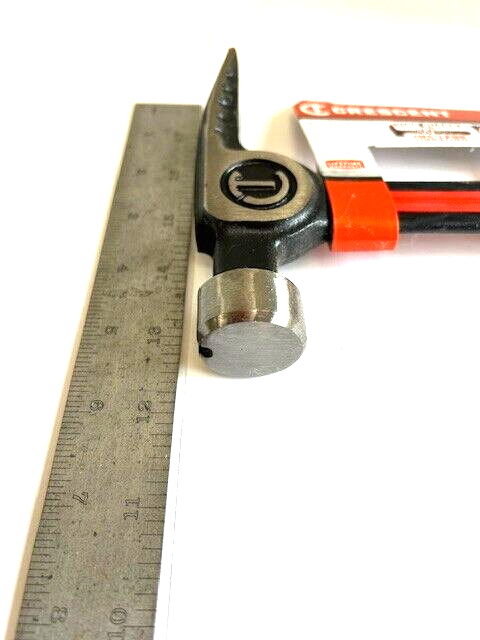 16 oz STEEL GENERAL PURPOSE HAMMER 70% LESS VIBRATION CRESCENT CHSGP16 ...