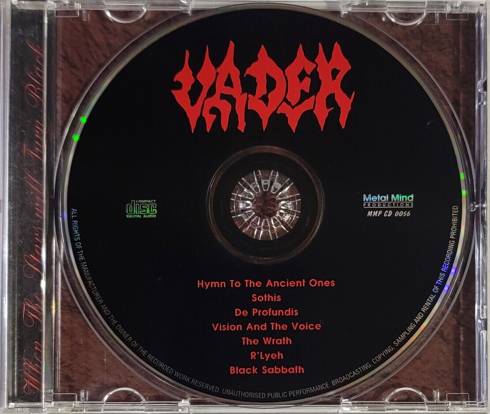 Vader Sothis CD 2006 Metal Mind Productions Poland Metal OOP RARE Out ...