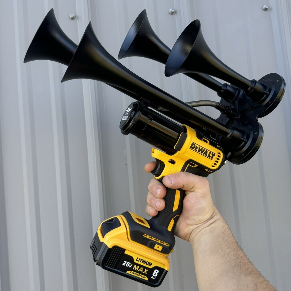 DeWalt Quad Air Horn - Impact Train Horns | eBay