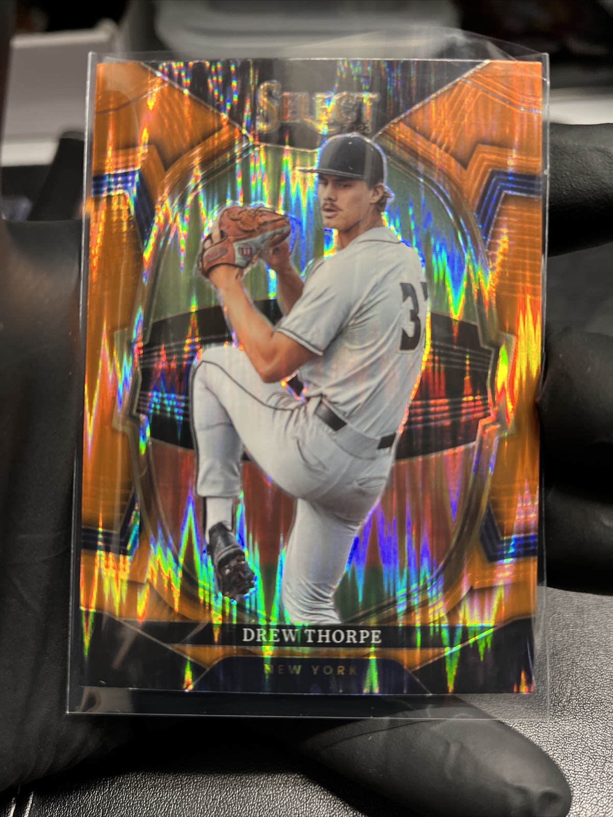 2023 Panini Select Baseball Drew Thorpe Orange Refractor #17 | eBay