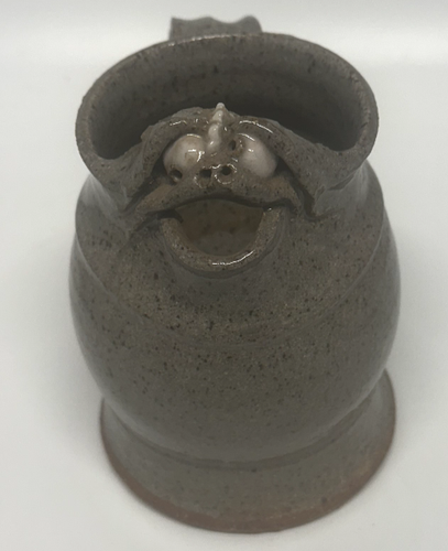 Vintage Handmade Art Pottery Monster/Creature Face Pitcher/Mug | eBay