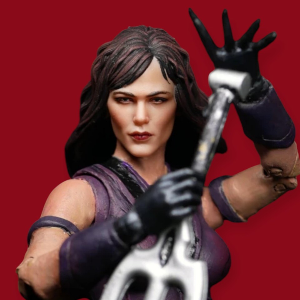 1/12 Custom Head Sculpt Marvel Universe Elektra Jennifer Garner | eBay
