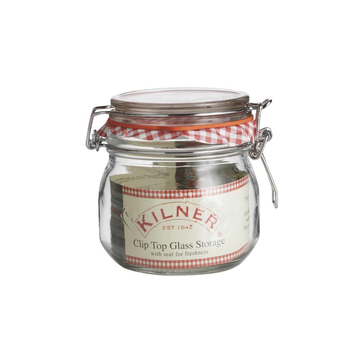 17oz. Rnd Clip Top Jar, PartNo 25.49, by TYPHOON HOMEWARES, Pack of 12 ...