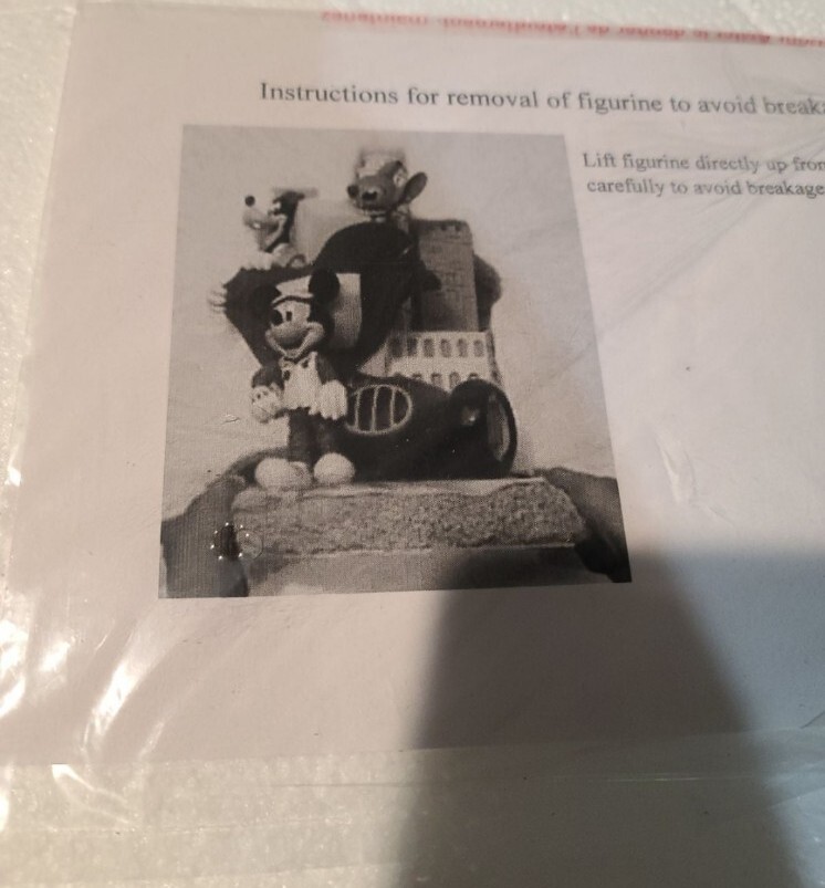 LARGE Disney Mediterian Cruise Exclusive Statue MICKEY GOOFY STITCH ...