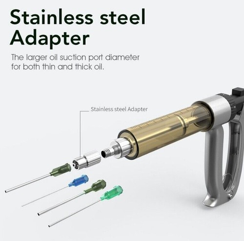 Handheld Semi Automatic Grease Injector Filler Gun Cartridge | eBay