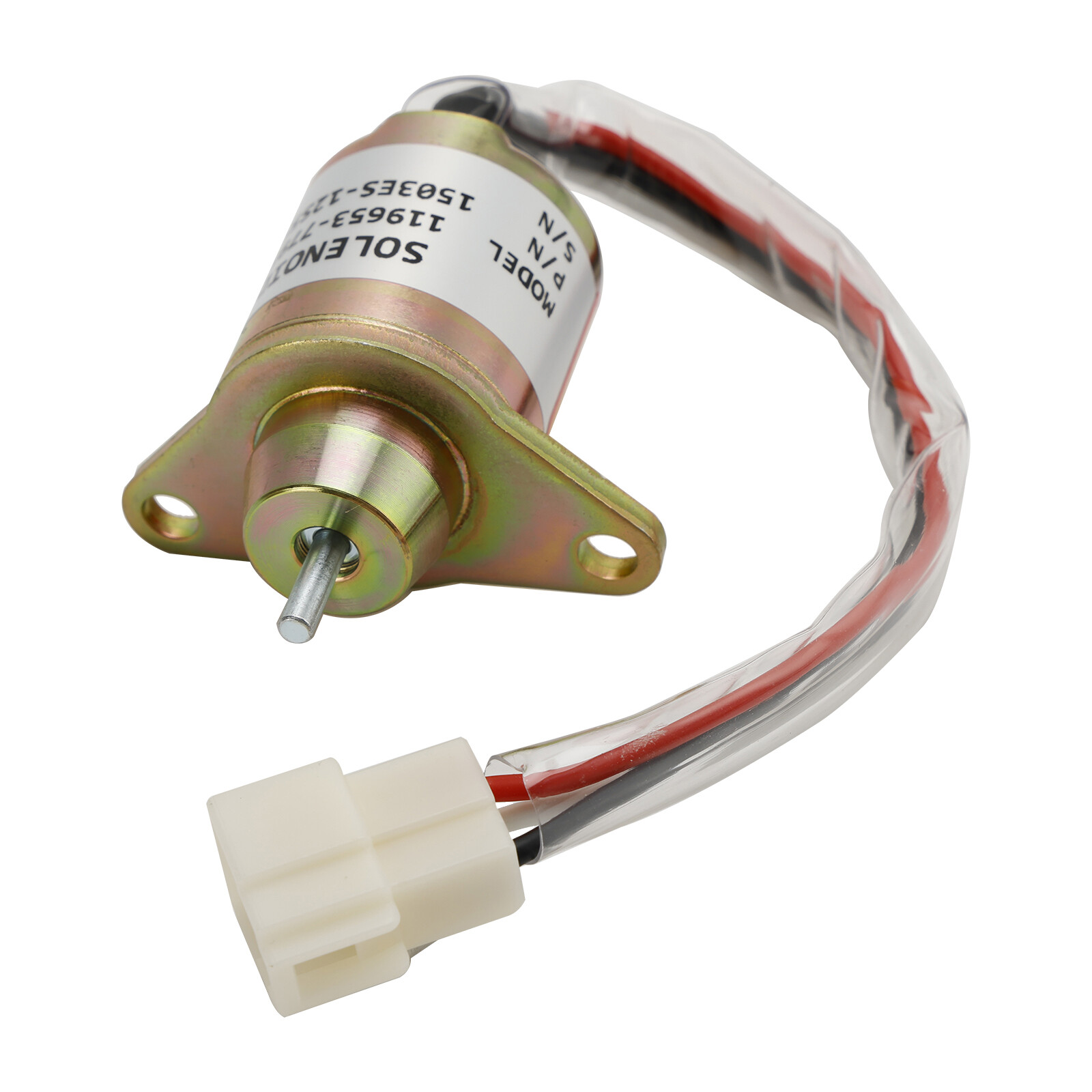 Fuel Shut Off Solenoid Valve Fits For Yanmar 1503ES-12S5SUC5S 119653 ...