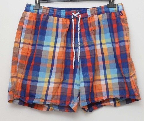 F&F size XL elastic waist draw string shorts multicoloured checked ...