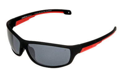 NEW Foster Grant IronMan PRECISION Black Red Polarized Sunglasses ...
