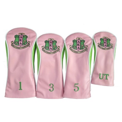 Alpha Kappa Alpha Sorority Golf Head Covers - Customized with Your Name ...