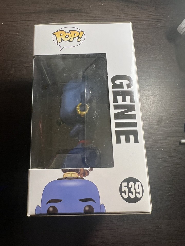 James Monroe Iglehart Signed Autographed Funko Pop Aladdin Genie #539 ...