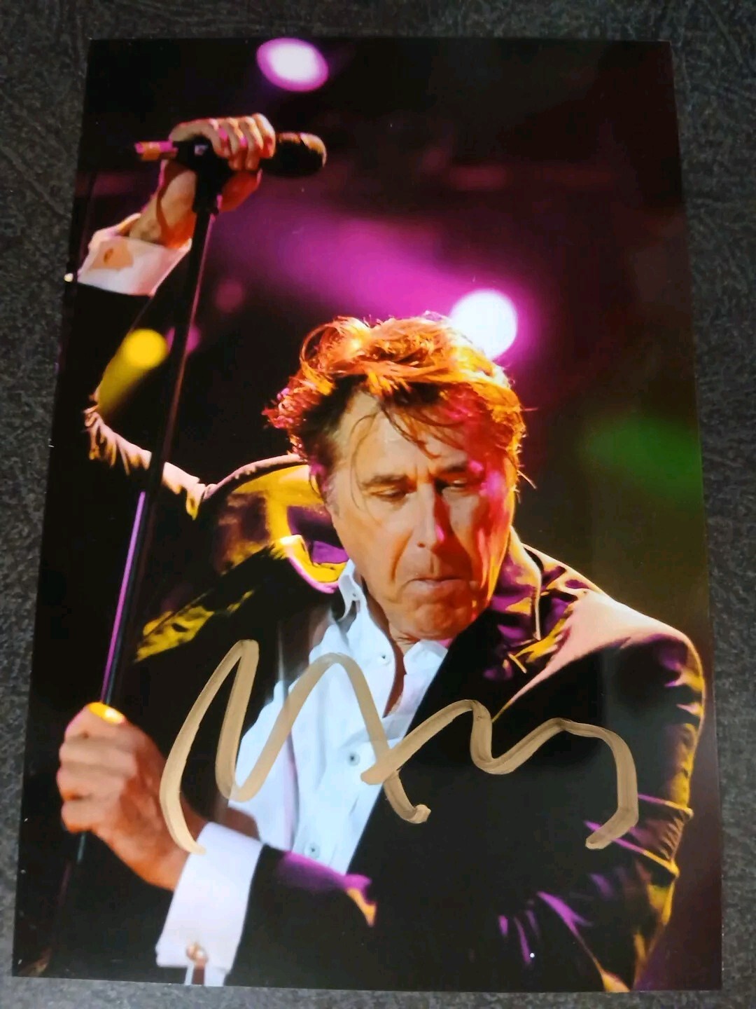 BRYAN FERRY Hand Signed Autograph 4X6 Photo - FAMOUS SINGER- ROXY MUSIC ...