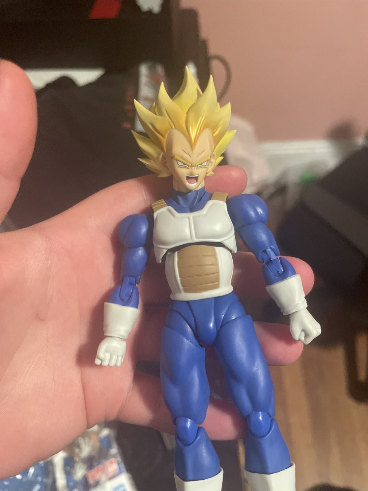 Bandai Dragon Ball Z Super Saiyan Vegeta 5.3 in Action Figure - BAS64186 4573102641861| eBay