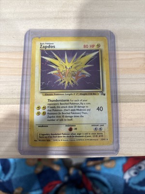 1999 POKEMON FOSSIL 15 ZAPDOS-HOLO 1ST EDITION | eBay