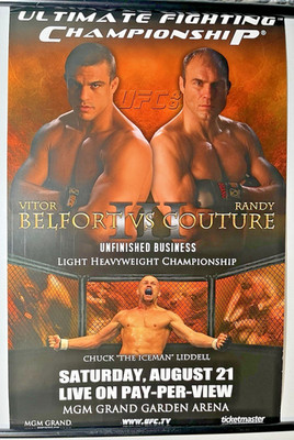 UFC 49 EVENT 11x17 INCH POSTER * BELFORT vs. COUTURE 3 * Ice Man MMA ...