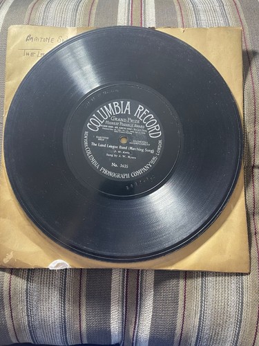 COLUMBIA Record 78 rpm 3635 J.W. MYERS - The Land League Band ...