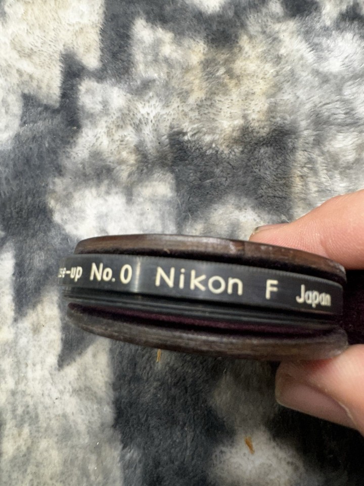 Nikon F Close-Up Attachment No.0 (0.7 Diopter) Lens Filter Japan w ...